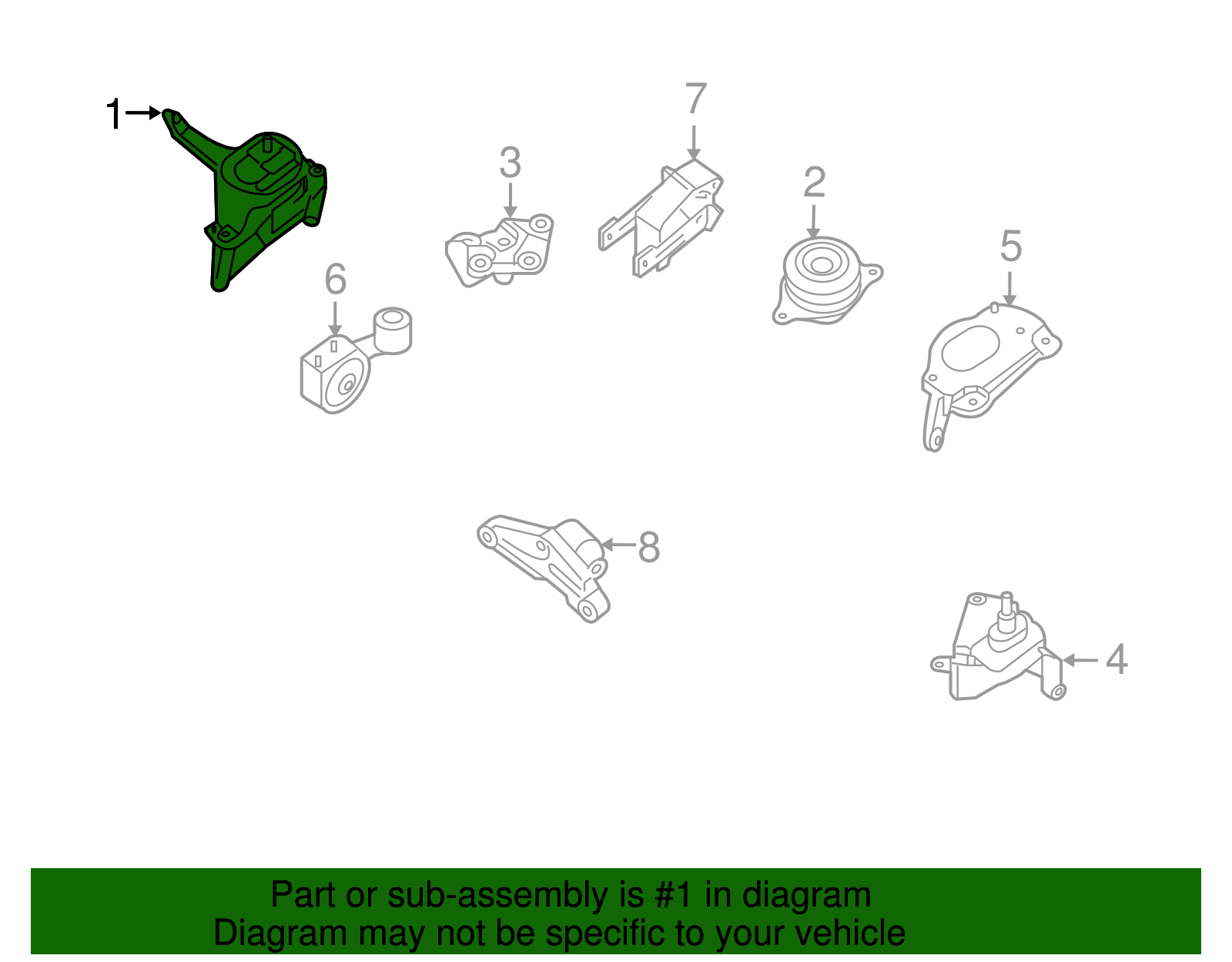 11210-JA000 - Side Mount - 2007-2013 Nissan Altima | Nissan OEM Parts ...