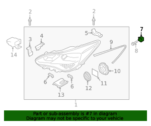 92173-0U000 - Headlamp Assembly Retainer Clip 2012-2025 Kia | Kia.Parts ...