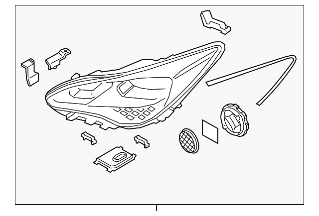 2020-2023 Kia Stinger Headlamp Assembly 92102-J5520 | OEM Parts Online
