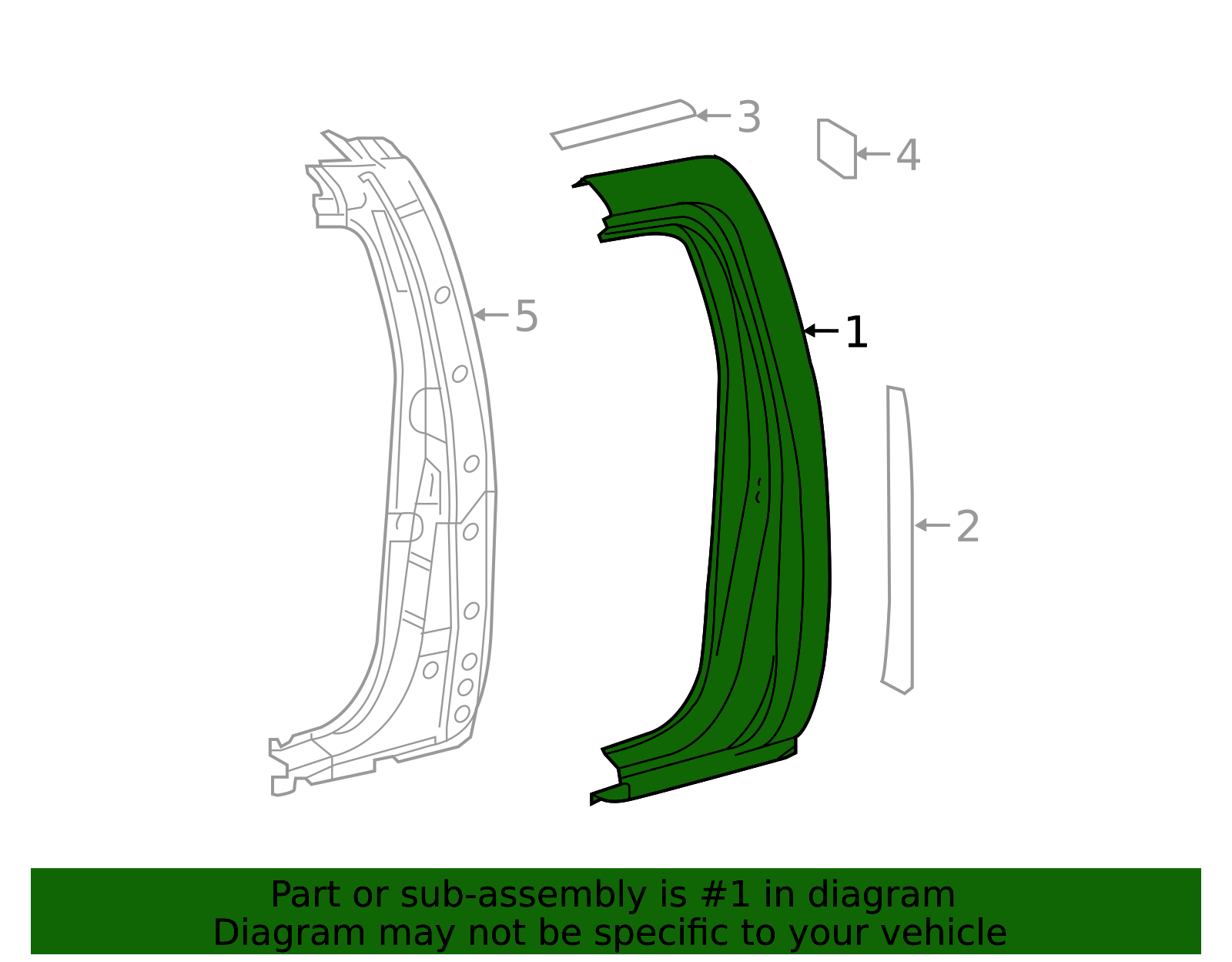 B-Pillar Assembly - Side Frame Structural Support | AutoNation Parts