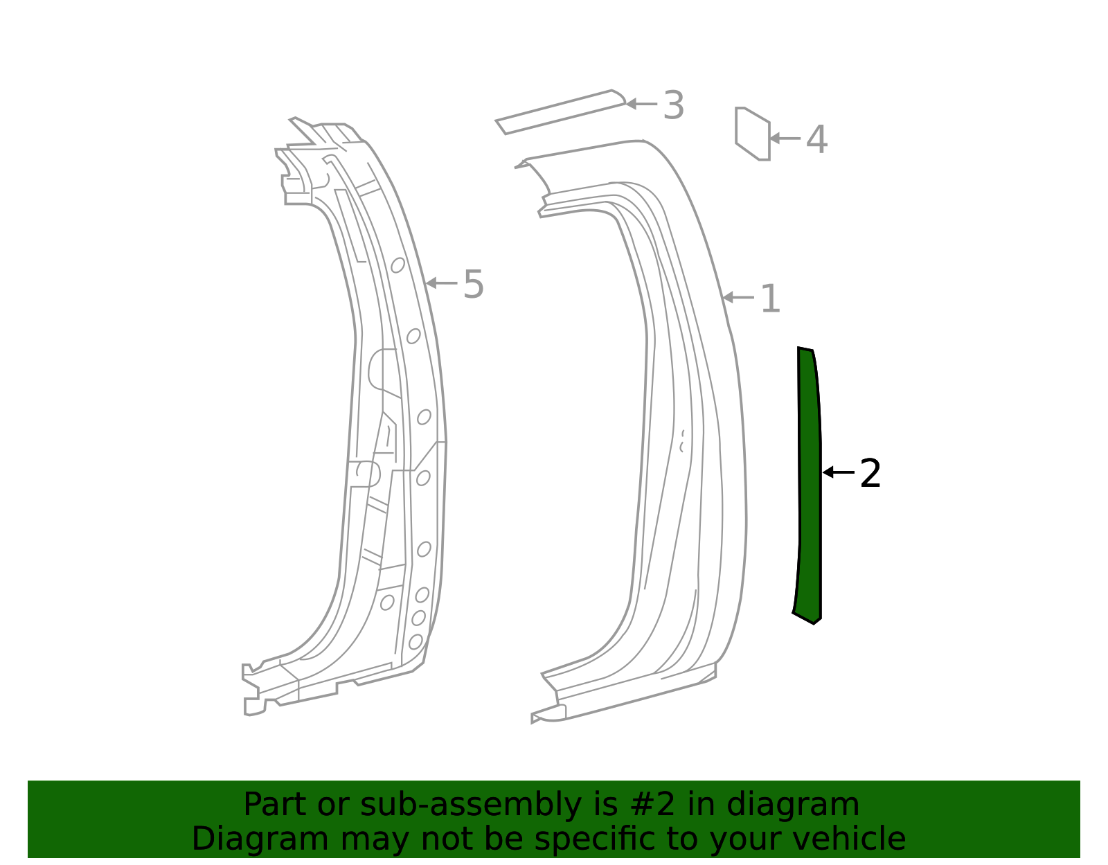 Genuine Toyota Side Panel Protector part# 58744-04020 for 2016-2023 ...