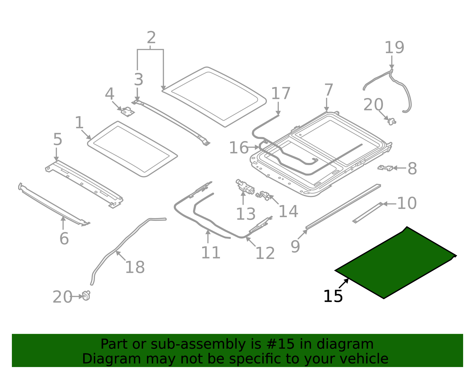 2021-2025 Nissan Rogue Sunshade 91250-6RA0A | Bill Kay Nissan Parts