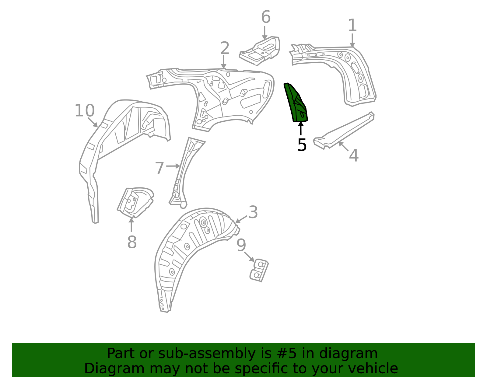 2009-2017 Volkswagen CC Filler Plate Reinforced Plate 3C8-809-819 | VW ...