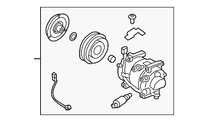 97701-F2500 - 2017-2020 Hyundai - A/C Compressor | Conicelli Hyundai