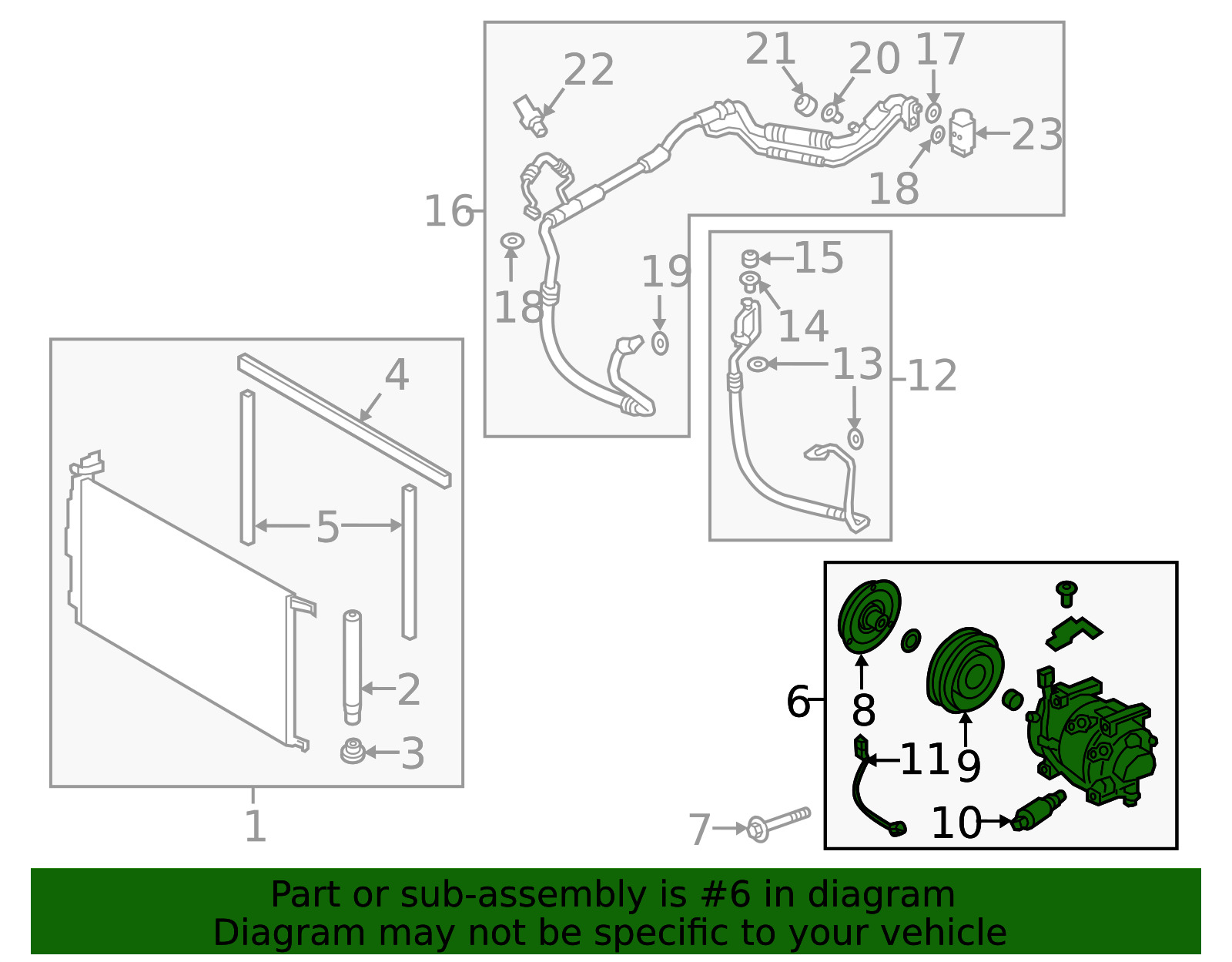 Hyundai - 97701-F2500 - A/C Compressor - 2017-2020 Hyundai | OEM ...