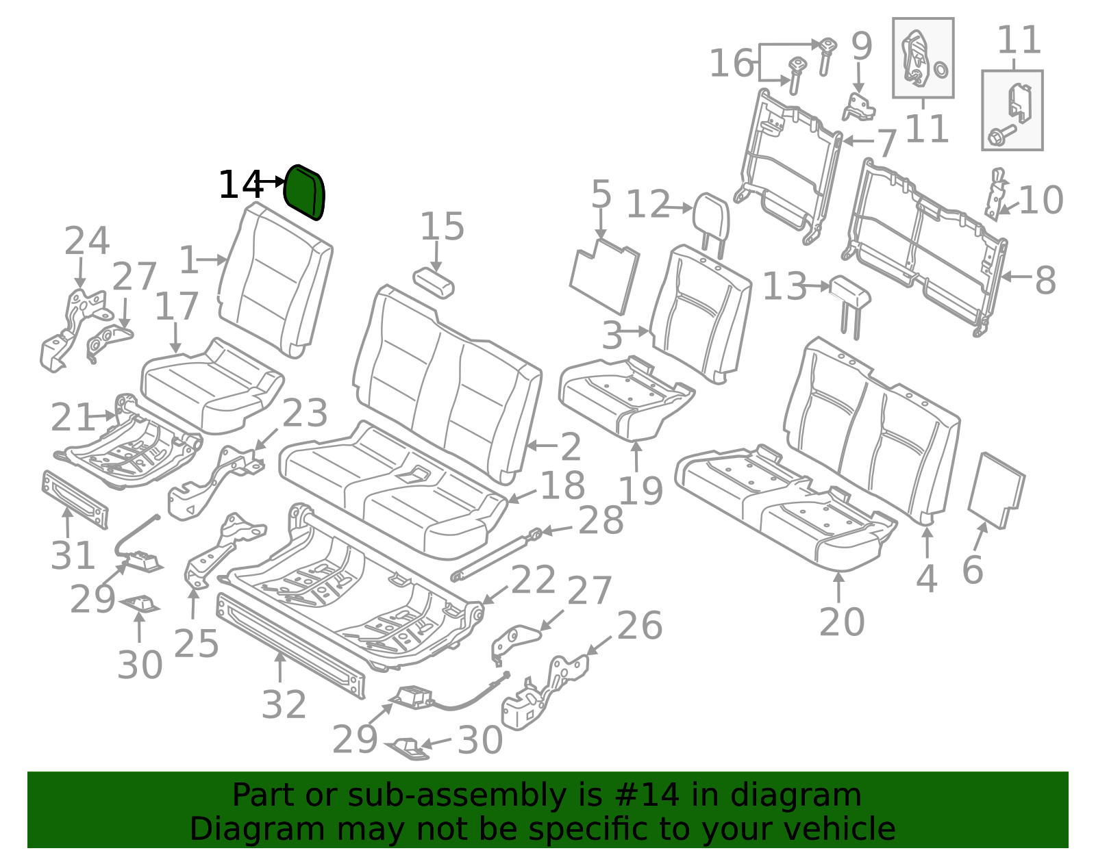 2018-2020 Ford F-150 | Headrest Cover | JL3Z-18501A04-CB | Walls' Ford ...