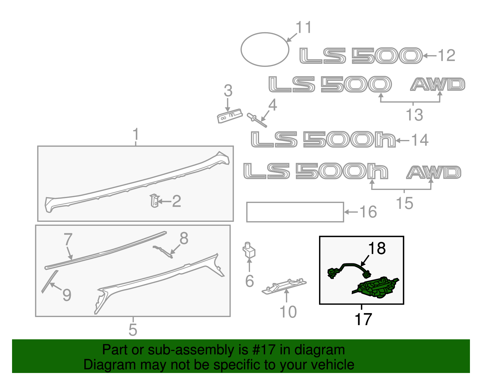 2018-2020 Lexus Rear Camera 867B0-50040 | OEM Parts Online