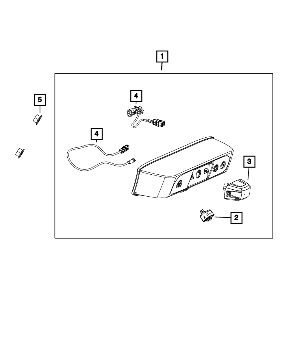 2021-2025 Ram Rear View Camera 68472796AA | OEM Parts Online