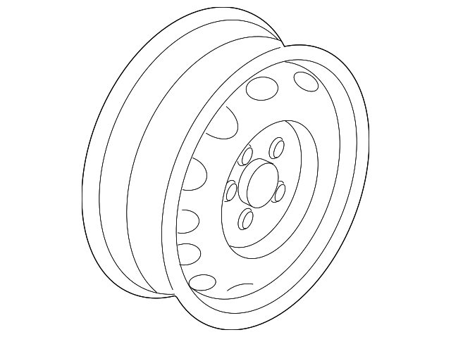 5K0-601-025-AF-88Z - Volkswagen Wheel, Alloy 2012-2016 Volkswagen ...