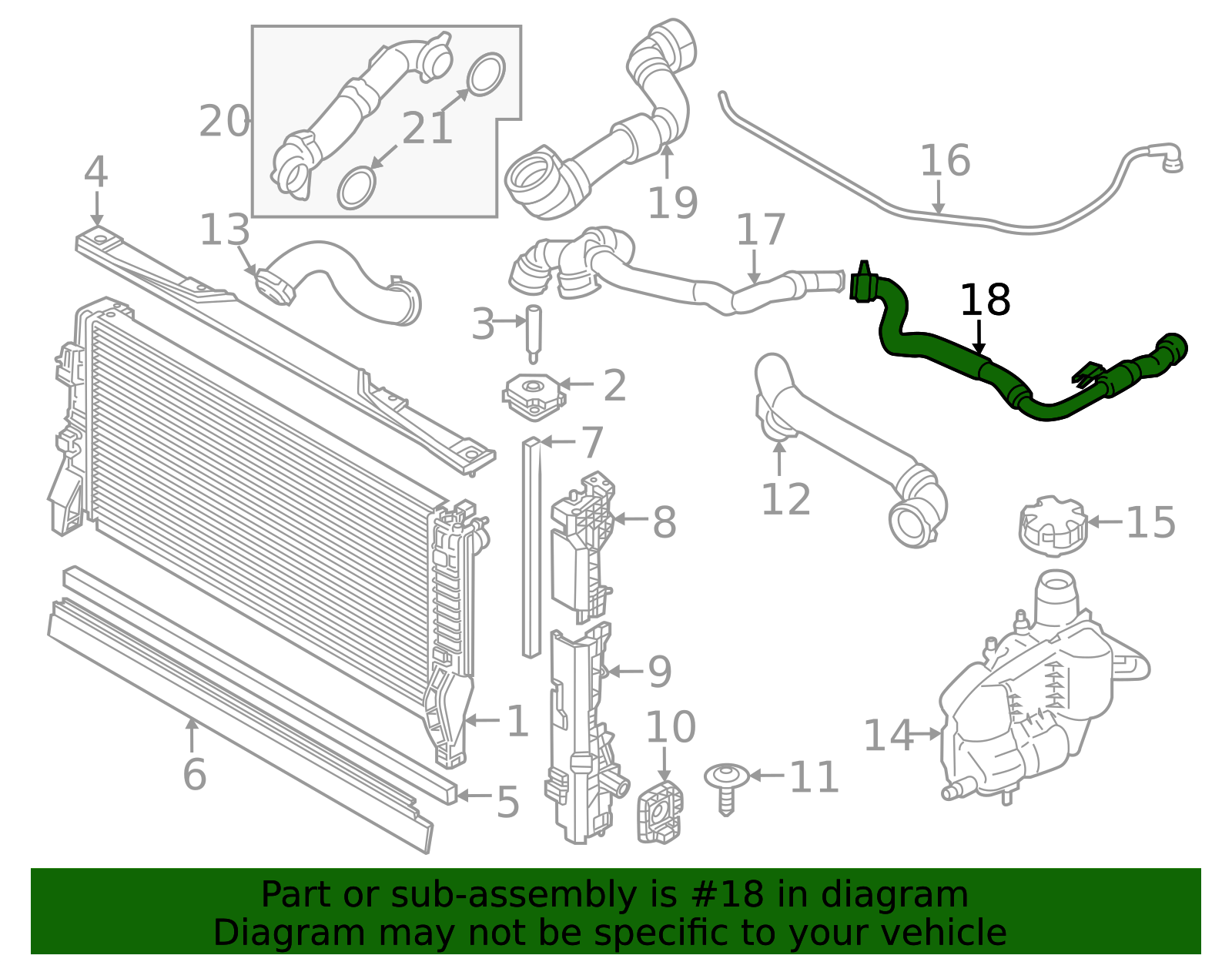 Genuine BMW 17-12-5-A0C-5A9 | Coolant Hose | FREE Shipping on Most ...