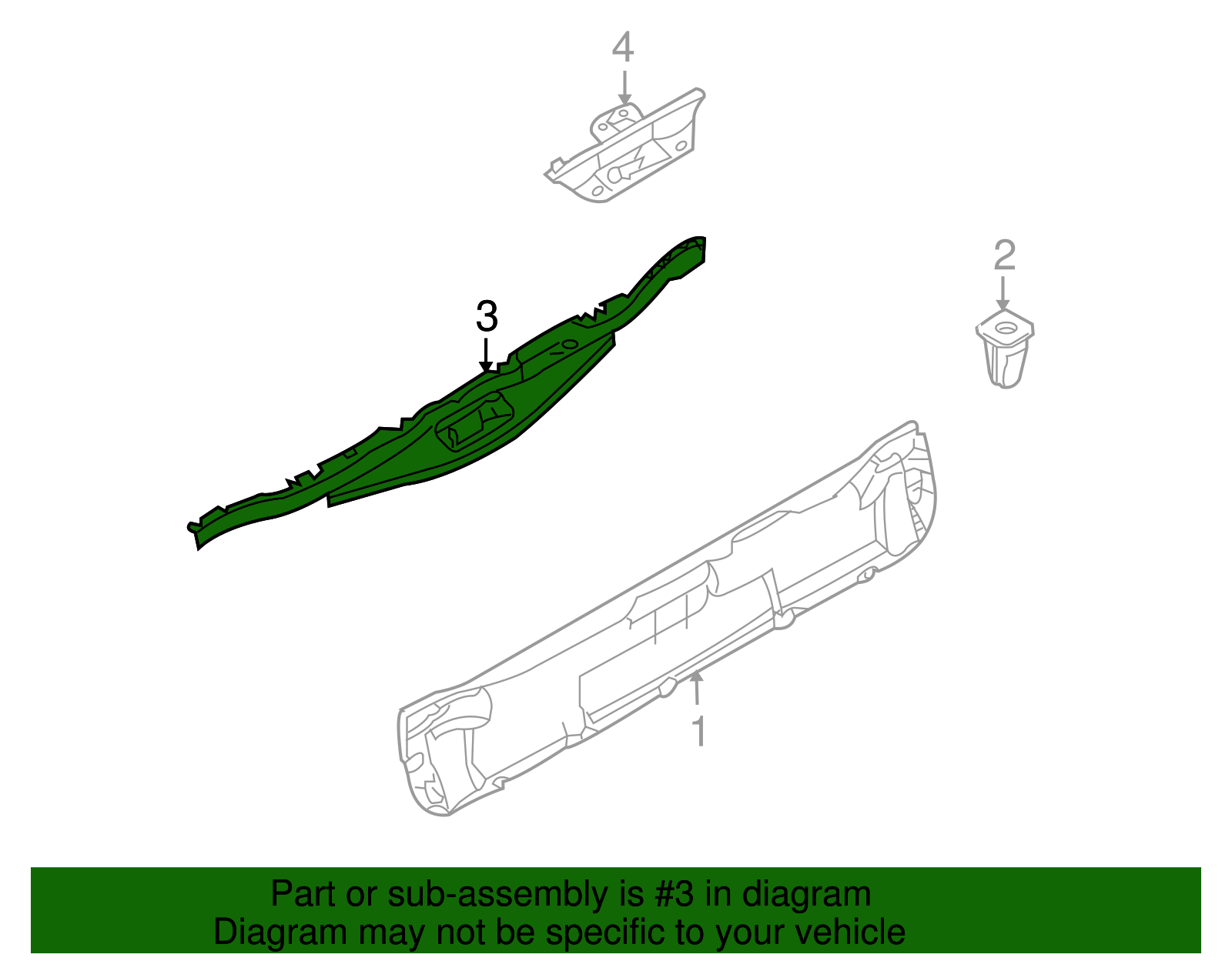 51497177379 - 2007-2013 BMW X5 Upper Cover (51-49-7-177-379) | BMW of ...
