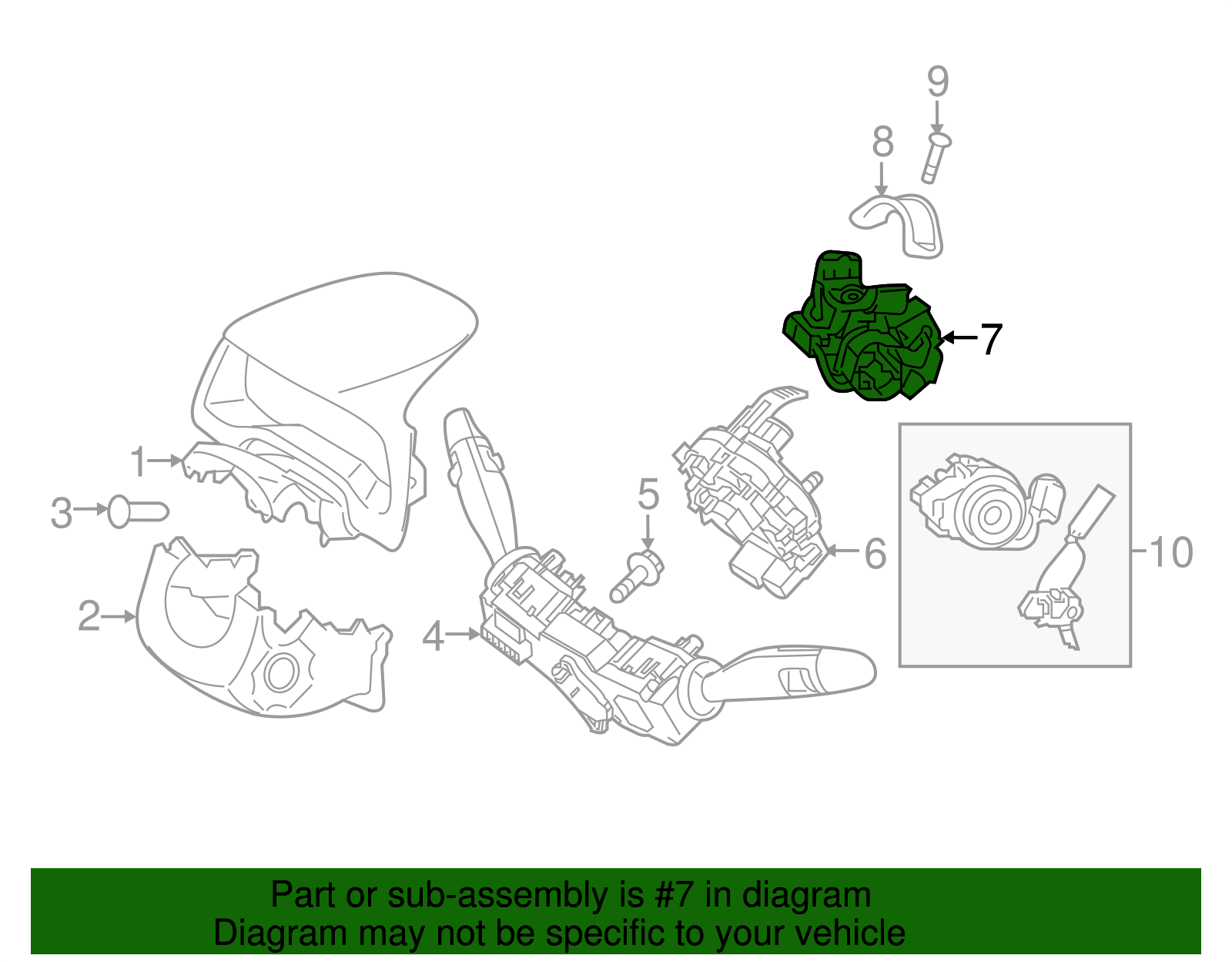 81910-F2130 - Ignition Switch 2017-2020 Hyundai Elantra | Hyundai OEM Part