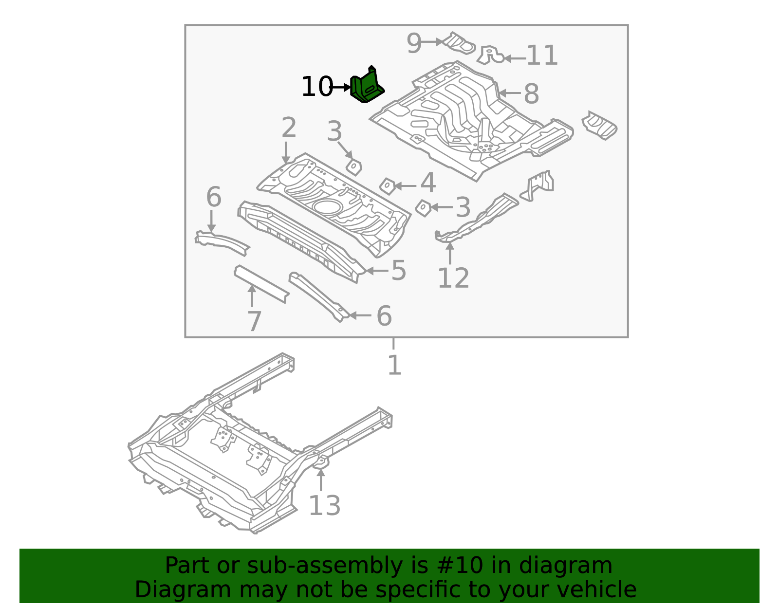 2012-2017 Hyundai Accent Reinforced Plate 65596-1R000 | OEM Parts Online