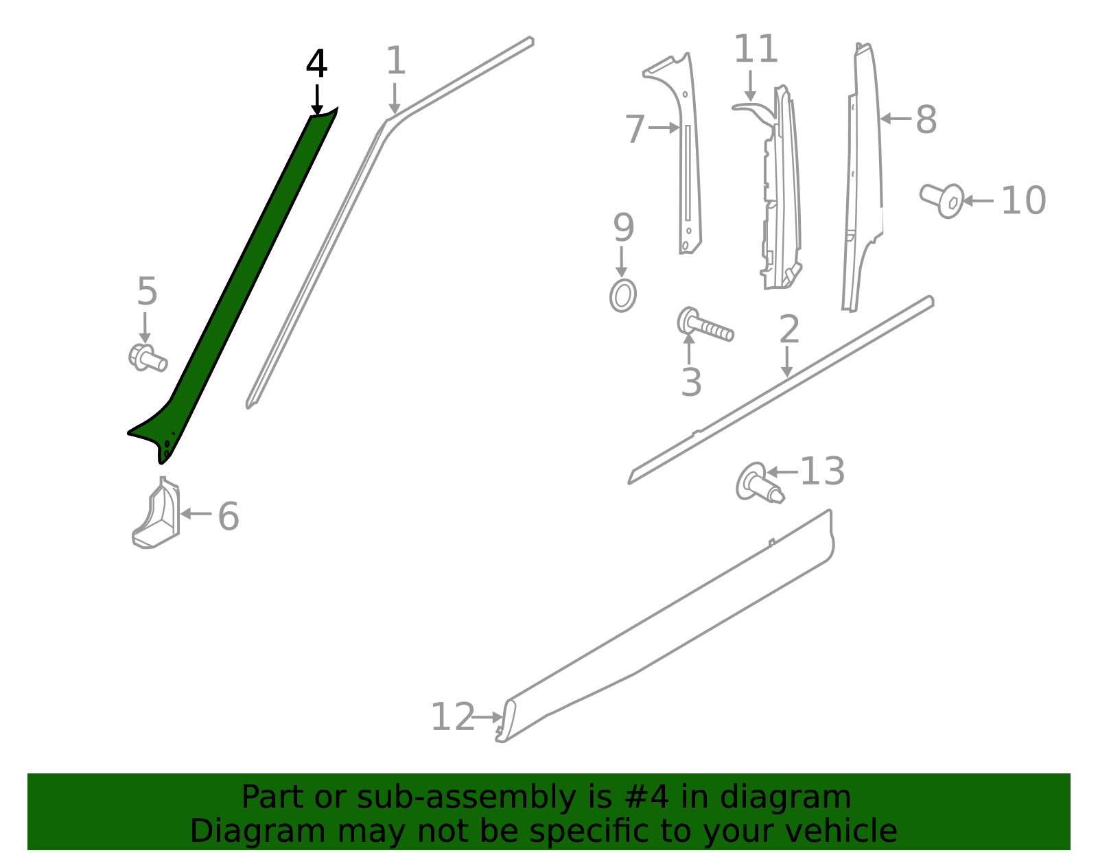 LR076515 - High-Quality Door Applique for 2014-2022 Land Rover Range ...