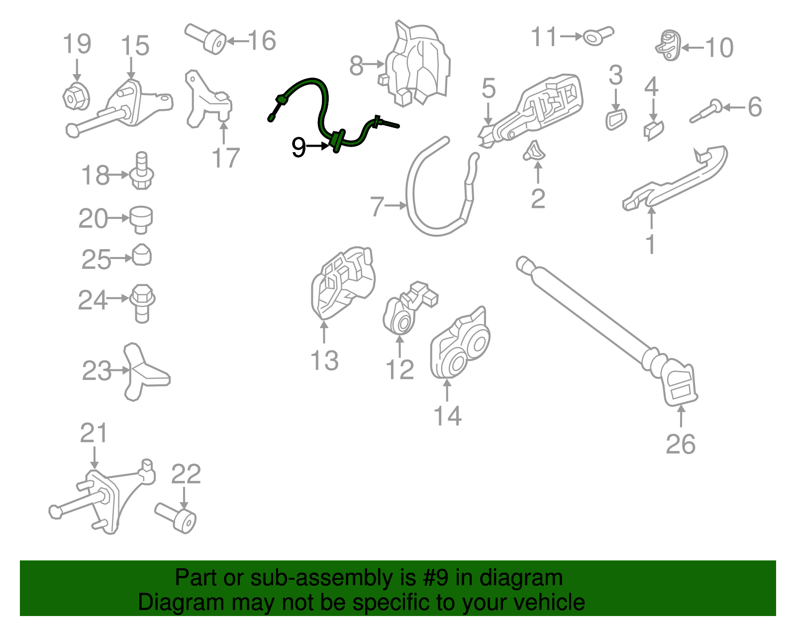 2017-2025 Porsche Panamera Cable 971-839-085-B | Sunset Porsche Parts