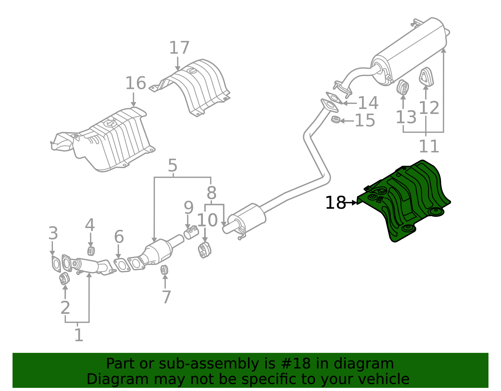 Heat Shield 28795-K2000 | MotorMotor