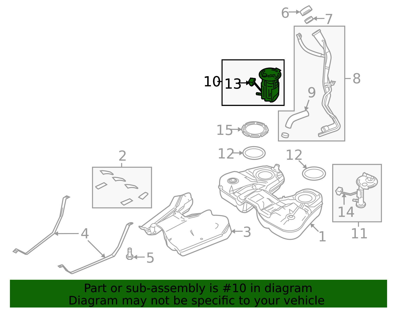 2009 Ford Flex | Motorcraft™ Fuel Pump Assembly | PFS-471 | Walls' Ford ...