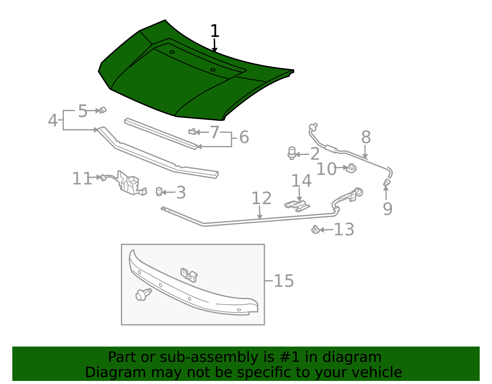 60100-SCV-A80ZZ - Hood Panel 2009-2011 Honda Element | Honda Parts Online
