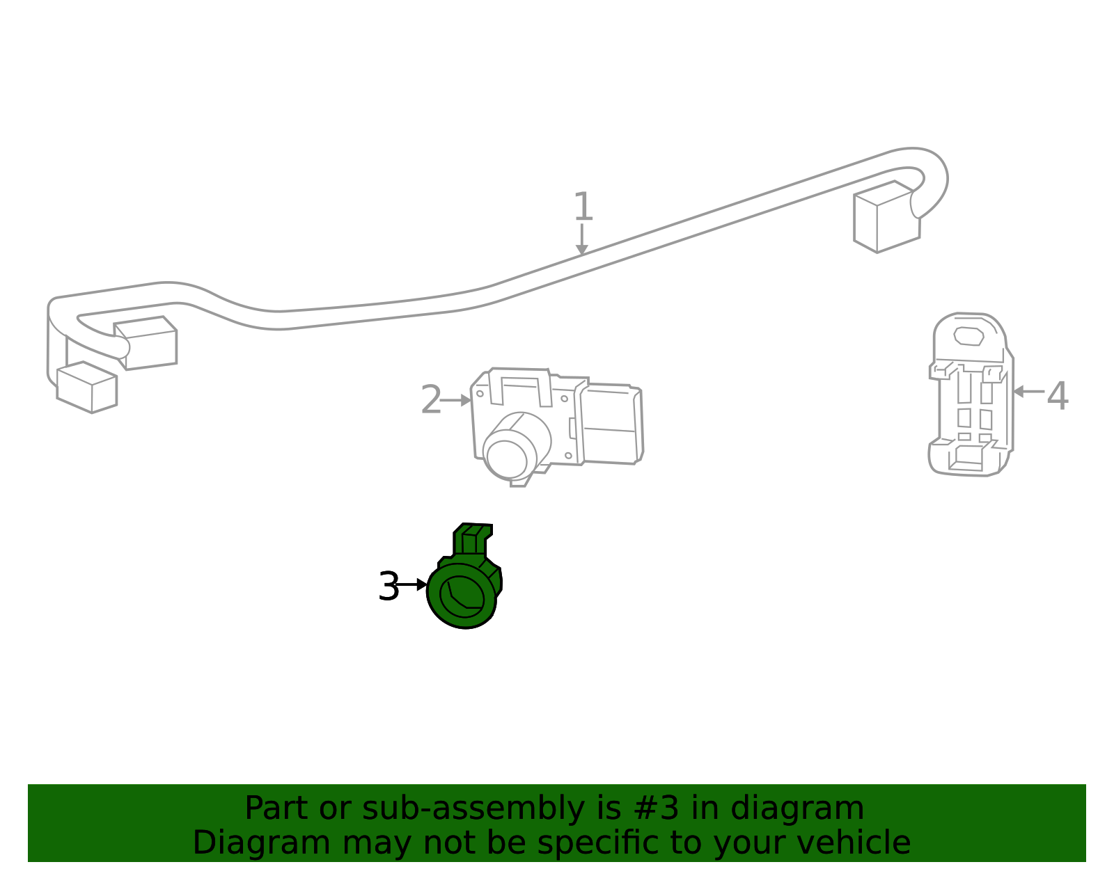 89348-33060-D9 - 2010-2014 Lexus - Park Sensor Retainer | My L Parts