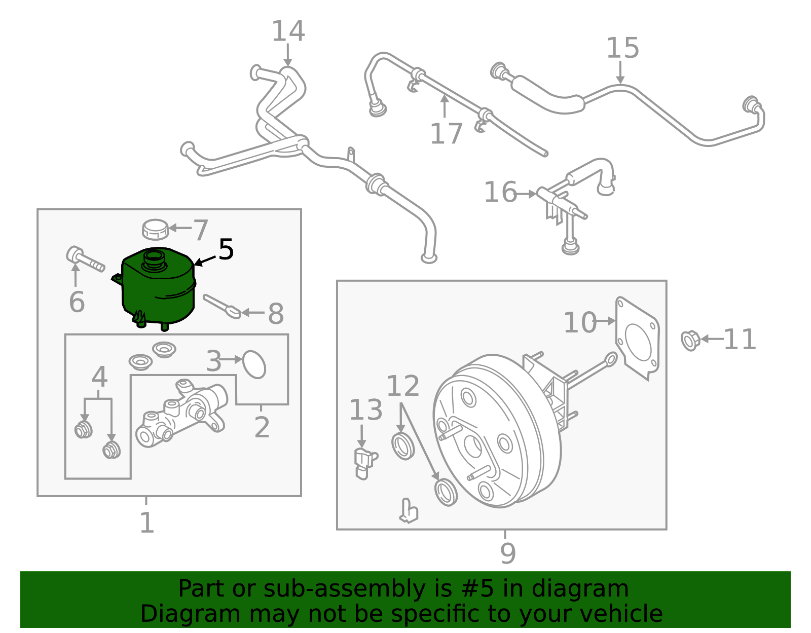 HC3Z-2K478-E - High-Quality Master Cylinder Reservoir for 2017-2025 ...