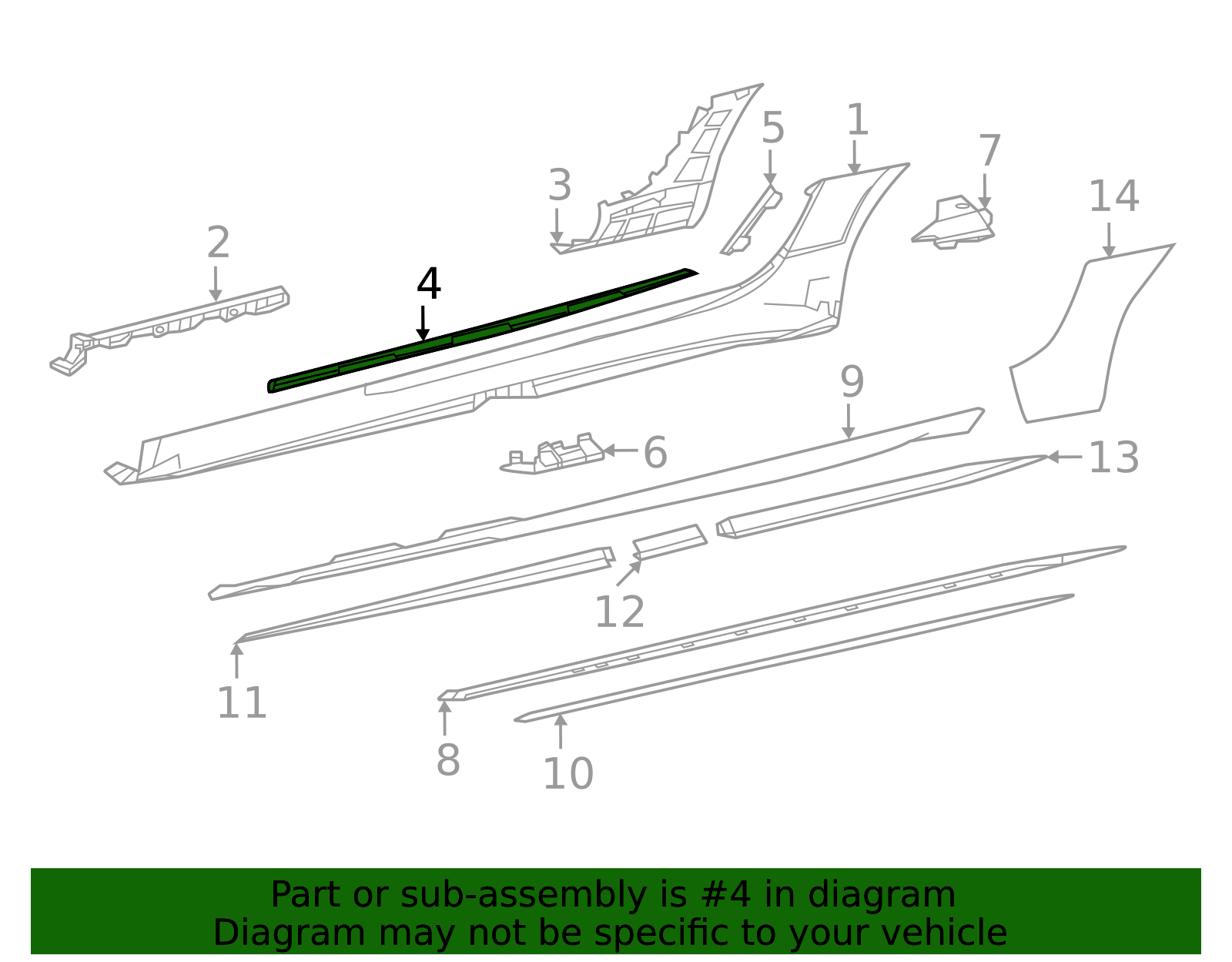 190-612-14-00 - Center Reinforced 2016-2021 Mercedes-Benz | Mercedes ...