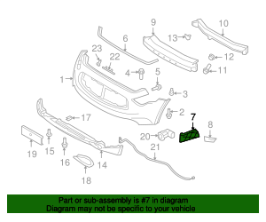 2009-2017 Infiniti Outer Reinforced 62059-1CA0A | Infiniti Parts Online