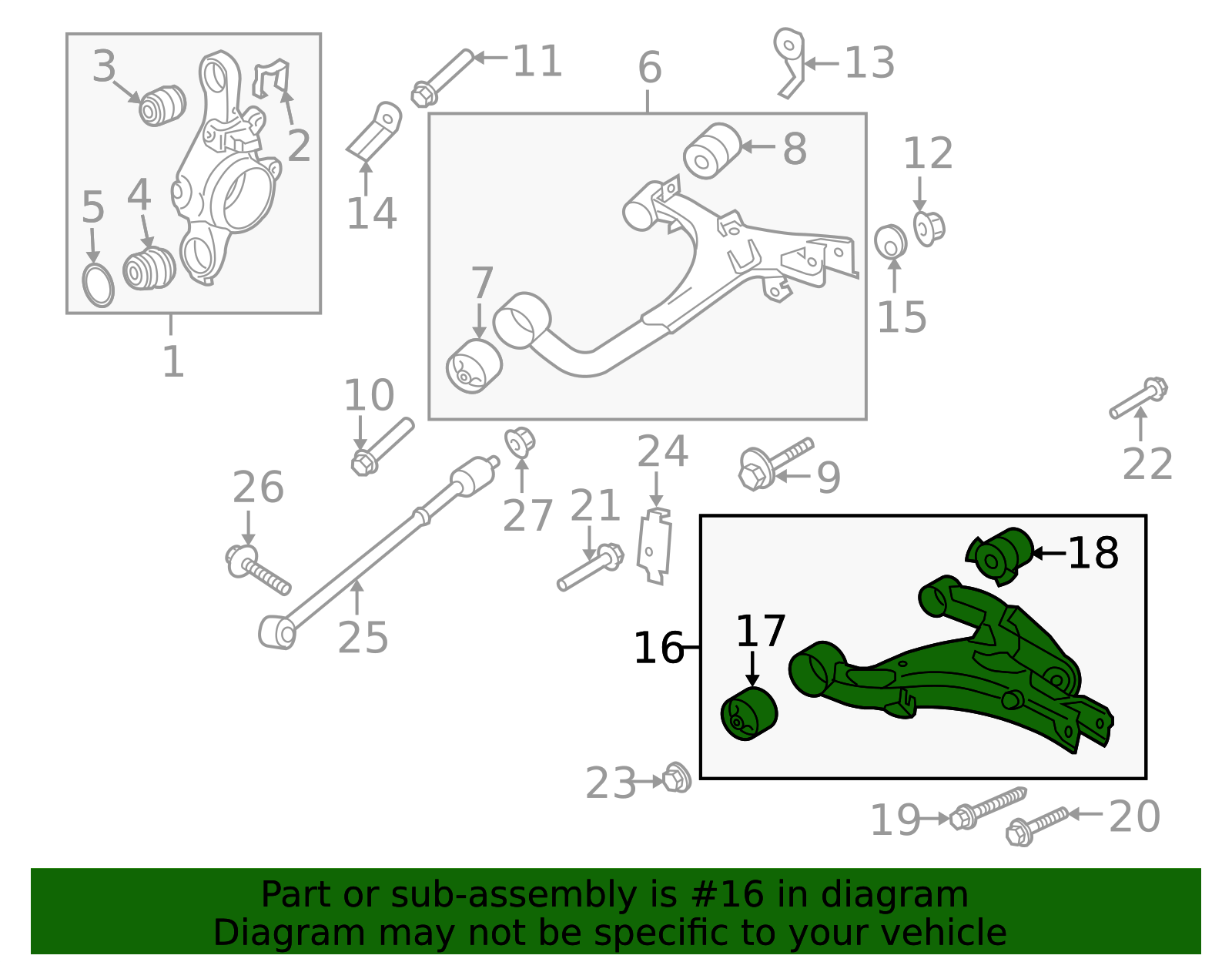 Lower Control Arm LR051592 | OEM Parts Online