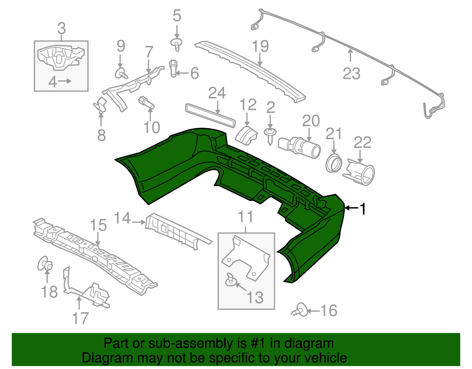 2010-2013 Land Rover Range Rover Sport Bumper Cover LR019741 | OEM ...