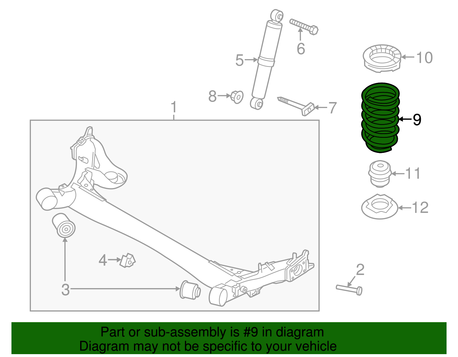 Hyundai - 55330-A5700 - Coil Spring - 2013-2020 Hyundai Elantra GT ...