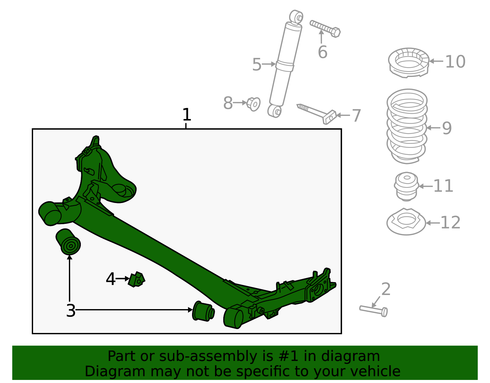 55100-A5600 - Hyundai Axle Assembly 2013-2017 Hyundai Elantra GT ...