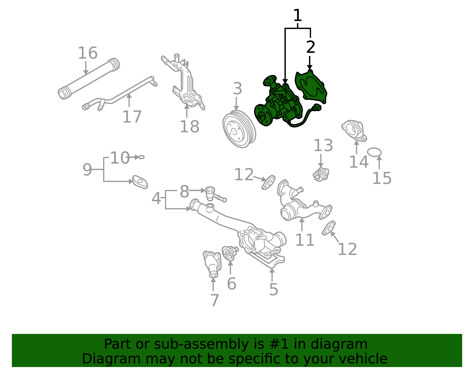 21010AR025 - Water Pump 2002-2004 INFINITI | Official INFINITI Canada ...