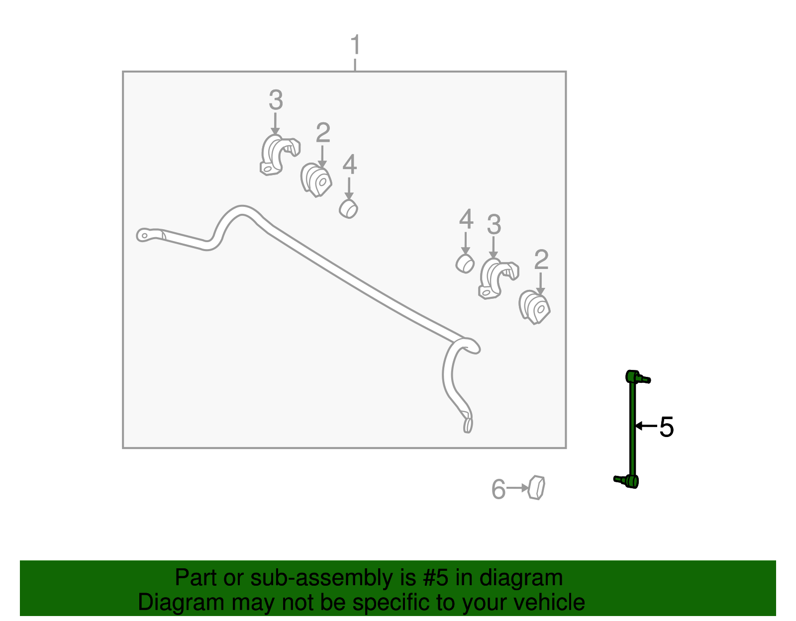 54840-1G500 - Stabilizer Link 2006-2011 Kia | Kia.Parts Store
