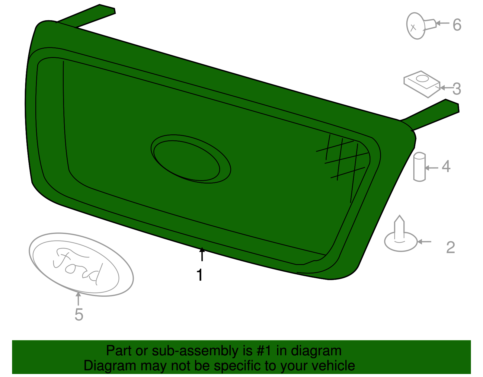 4L3Z-8200-CAPTM - Ford Grille 2004-2006 Ford F-150 | Performance Auto Parts