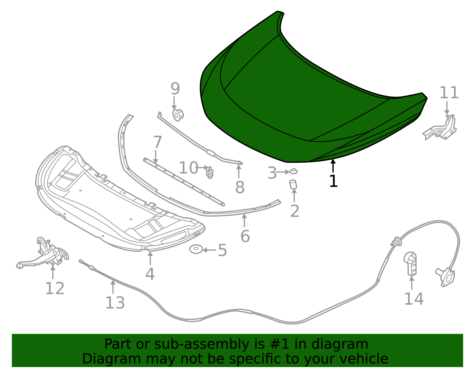 65100-6RR0B - Hood 2021-2025 Nissan Rogue | Official Nissan Parts Store