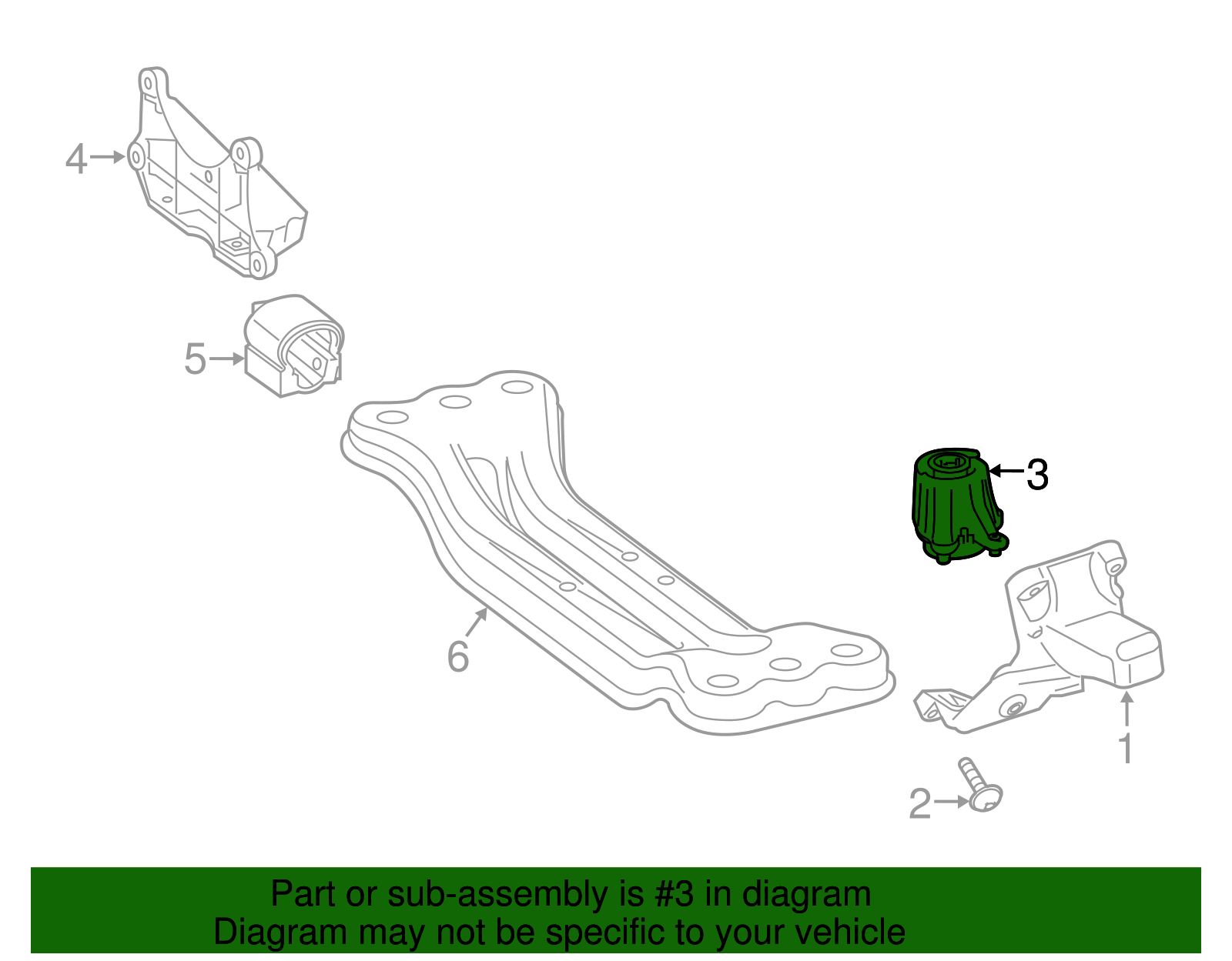 205-240-94-00 - Engine Support 2015-2023 Mercedes-Benz | Mercedes-Benz ...