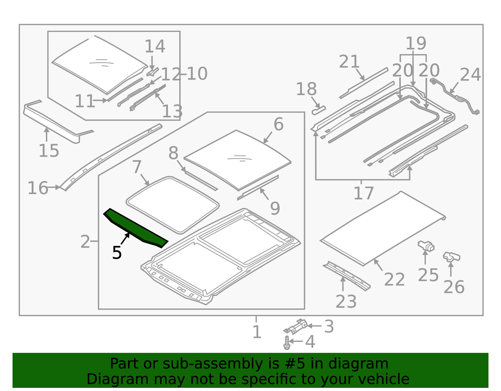 81610-C5000 - Front Glass 2016-2020 Kia Sorento | Genuine Kia Parts