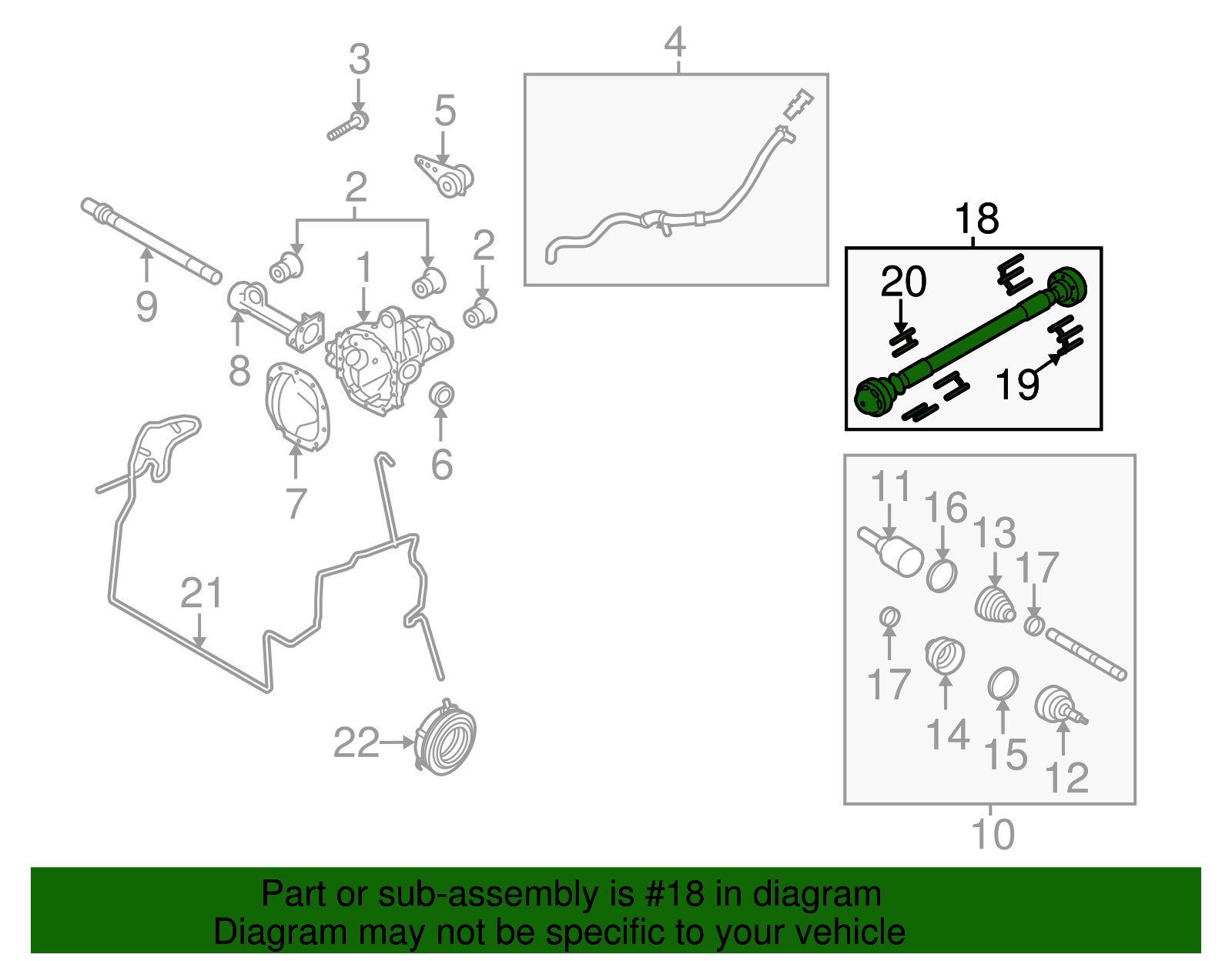 2011-2017 Ford | Drive Shaft | BL3Z-4A376-B | Walls' Ford Parts