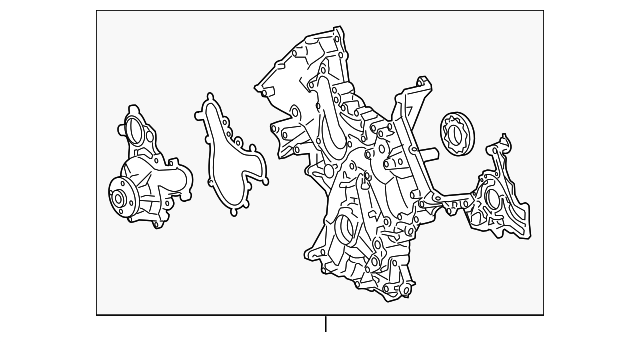 11310-0S010 - Timing Cover 2007-2022 Toyota | Longo Toyota Parts