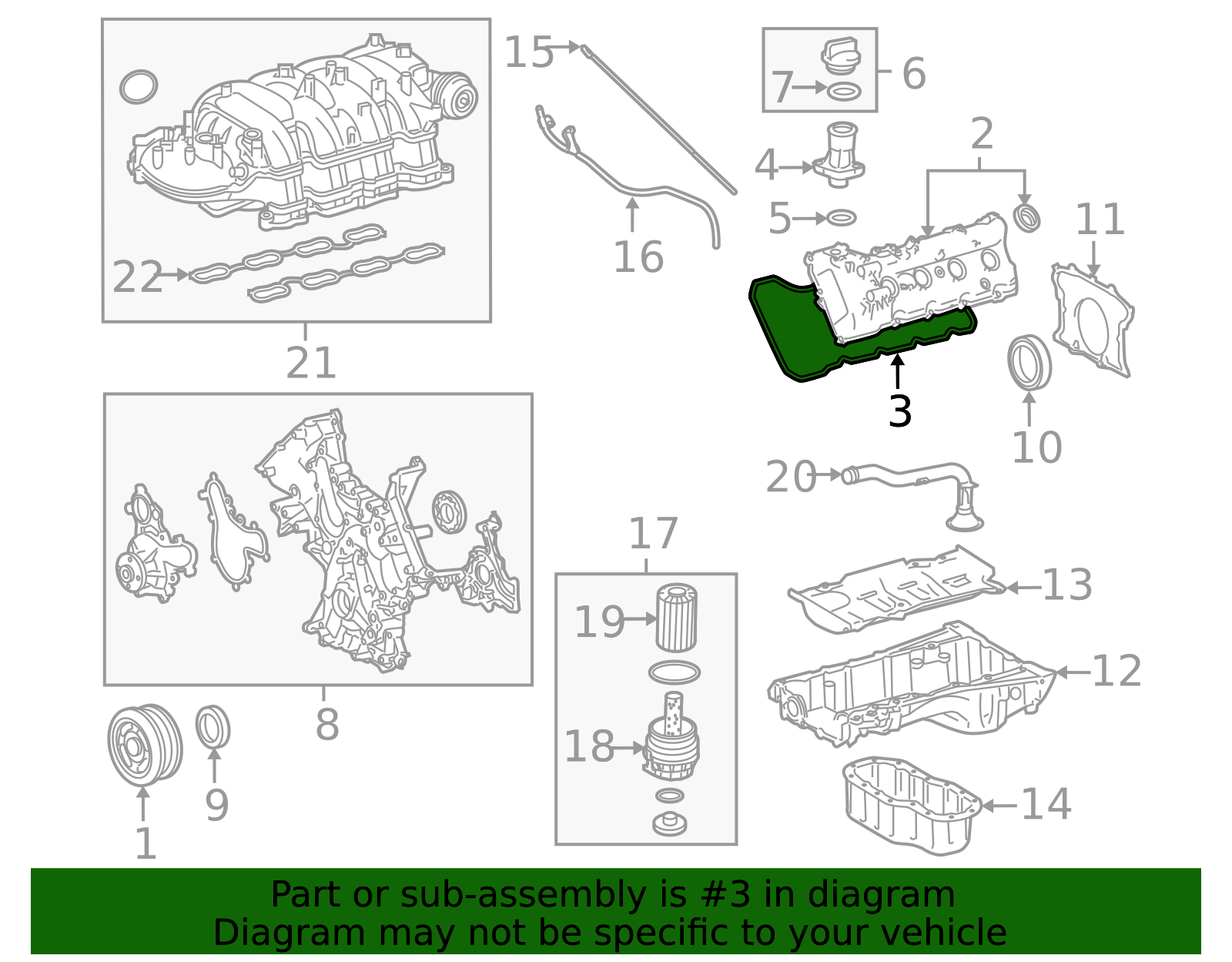 2007-2022 Toyota Engine Valve Cover Gasket 11213-0S010 | OEM Parts Online