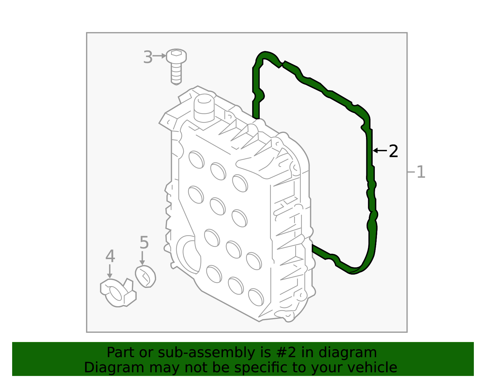 2017-2025 Hyundai Transmission Oil Pan Gasket 45283-4G100 | MotorMotor