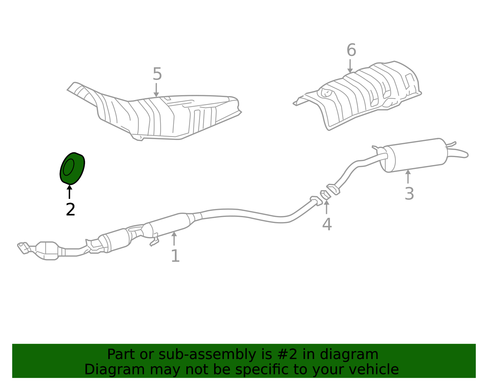 Genuine Official Toyota Gasket, Exhaust Pipe part# 17451-21060 for 2001 ...