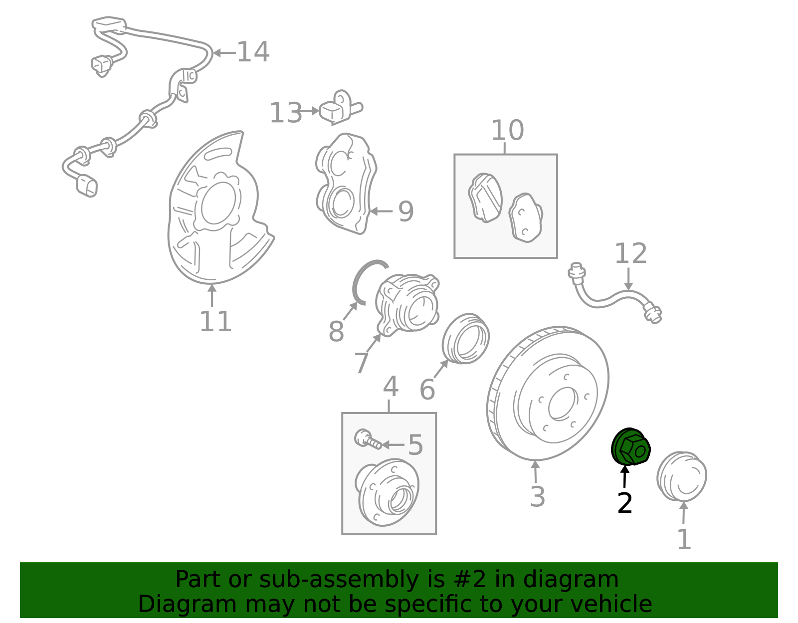90178-28002 - 2003-2023 Lexus - Axle Nut | My L Parts