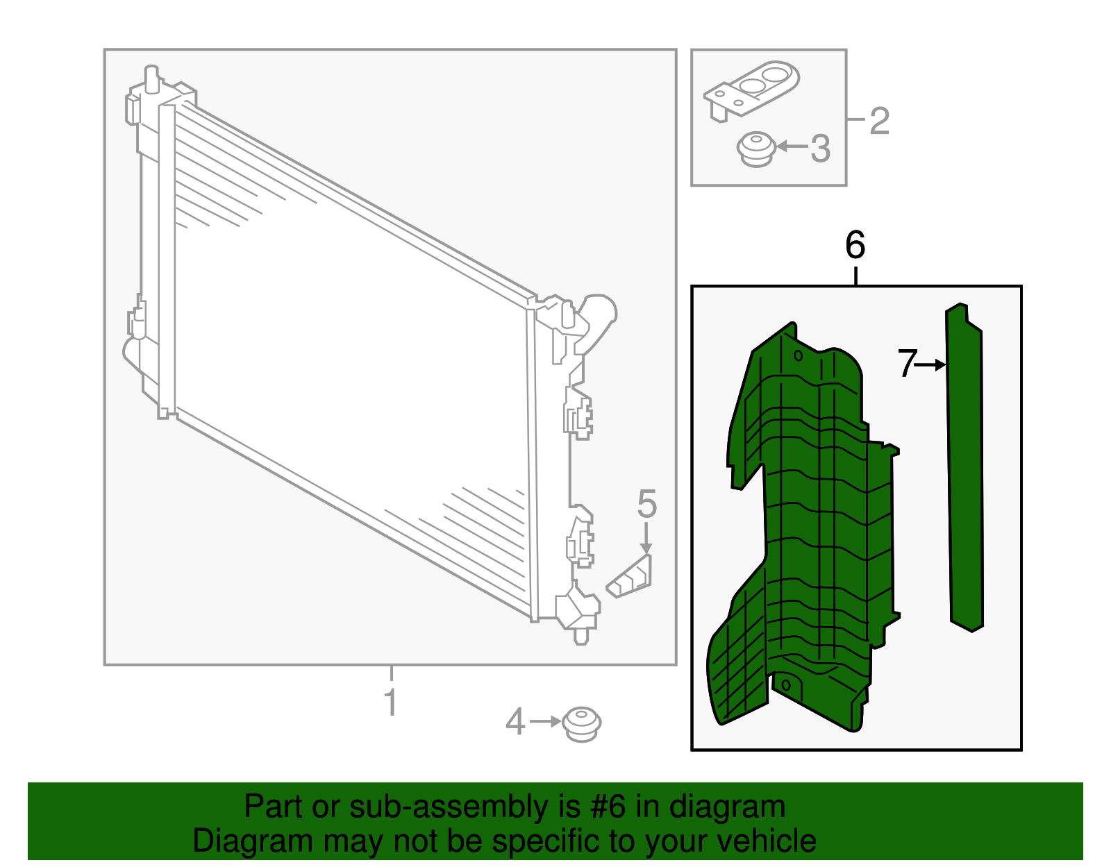 29136-B0000 - Air Guide 2017-2018 Kia | Genuine Kia Parts