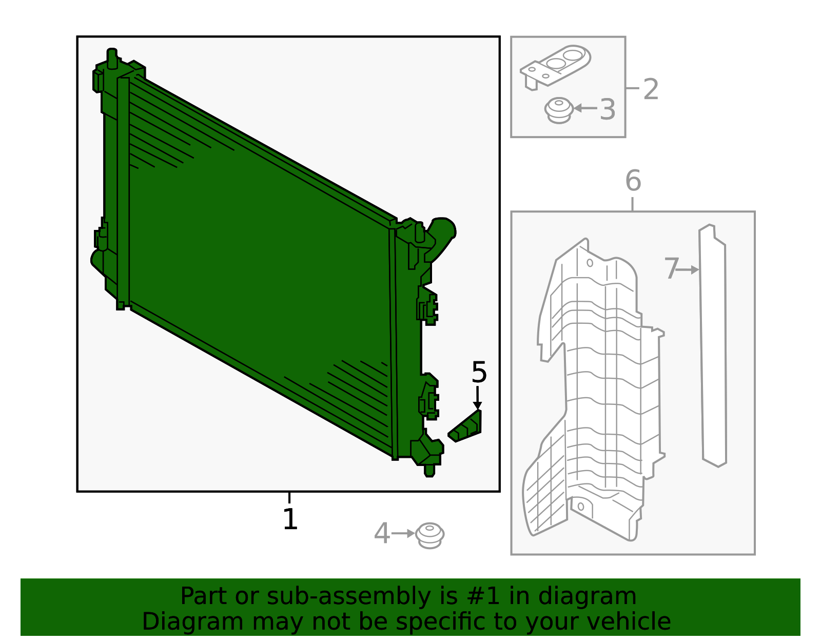 2015-2018 Kia Radiator 25310-3X650 | TascaParts.com