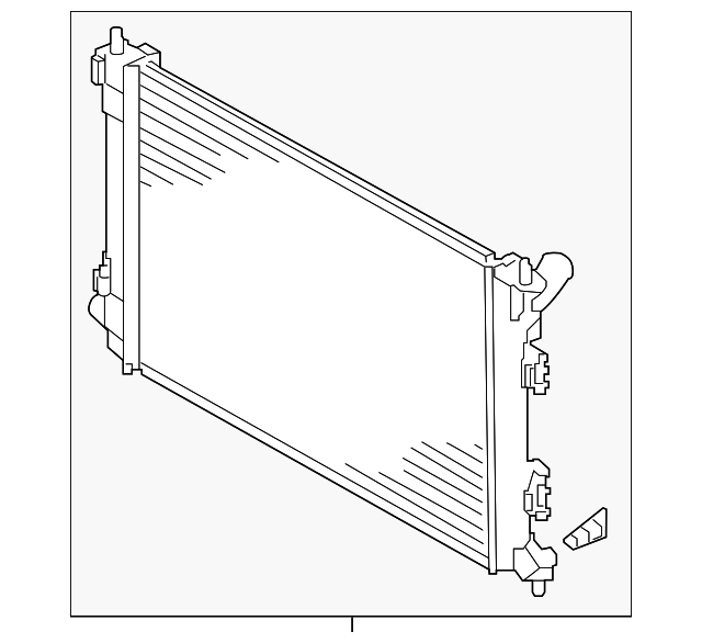 25310-3X650 - Radiator 2015-2018 Kia | Kia.Parts Store