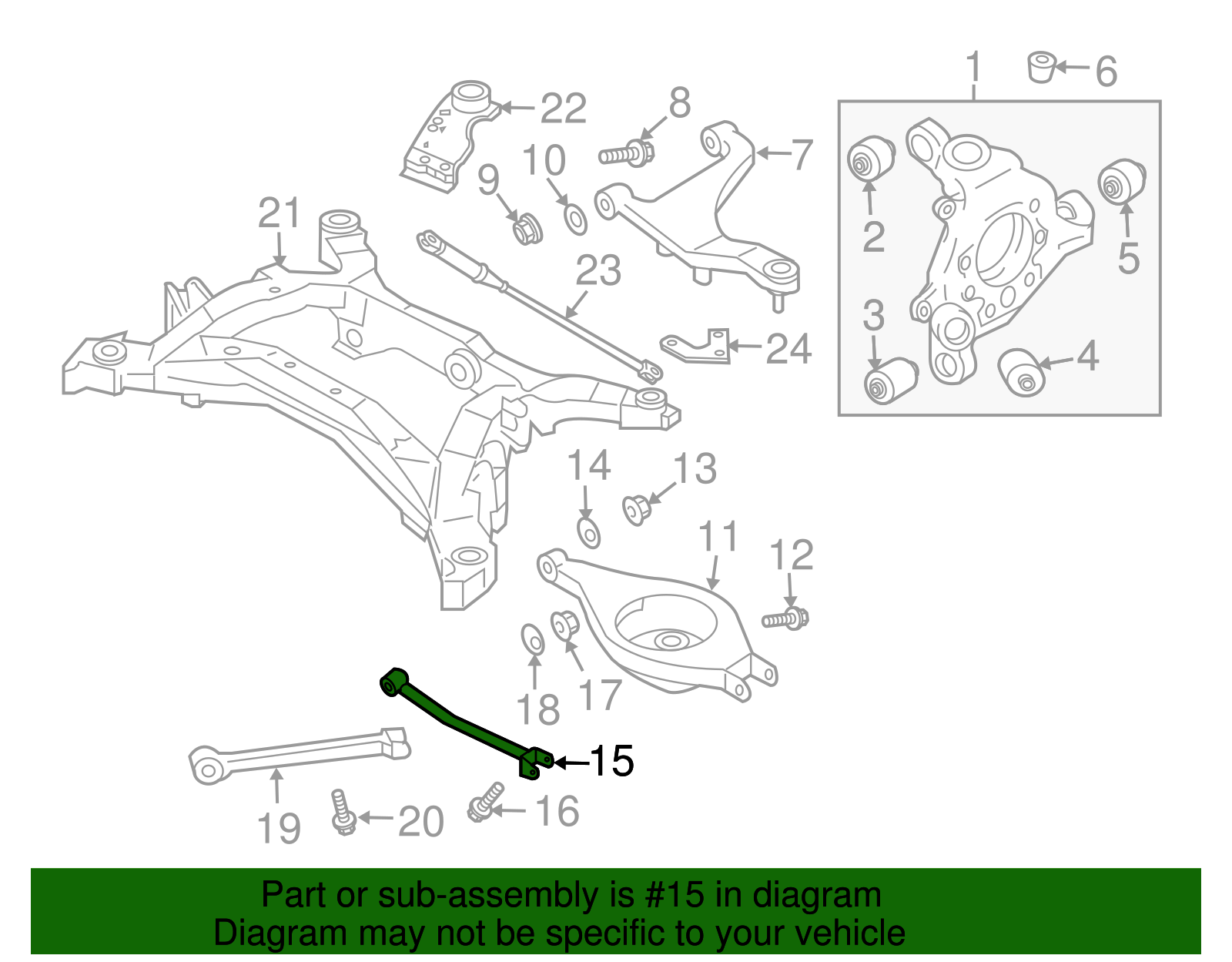 2009-2025 Nissan Lateral Arm 551A0-JK000 | Bill Kay Nissan Parts