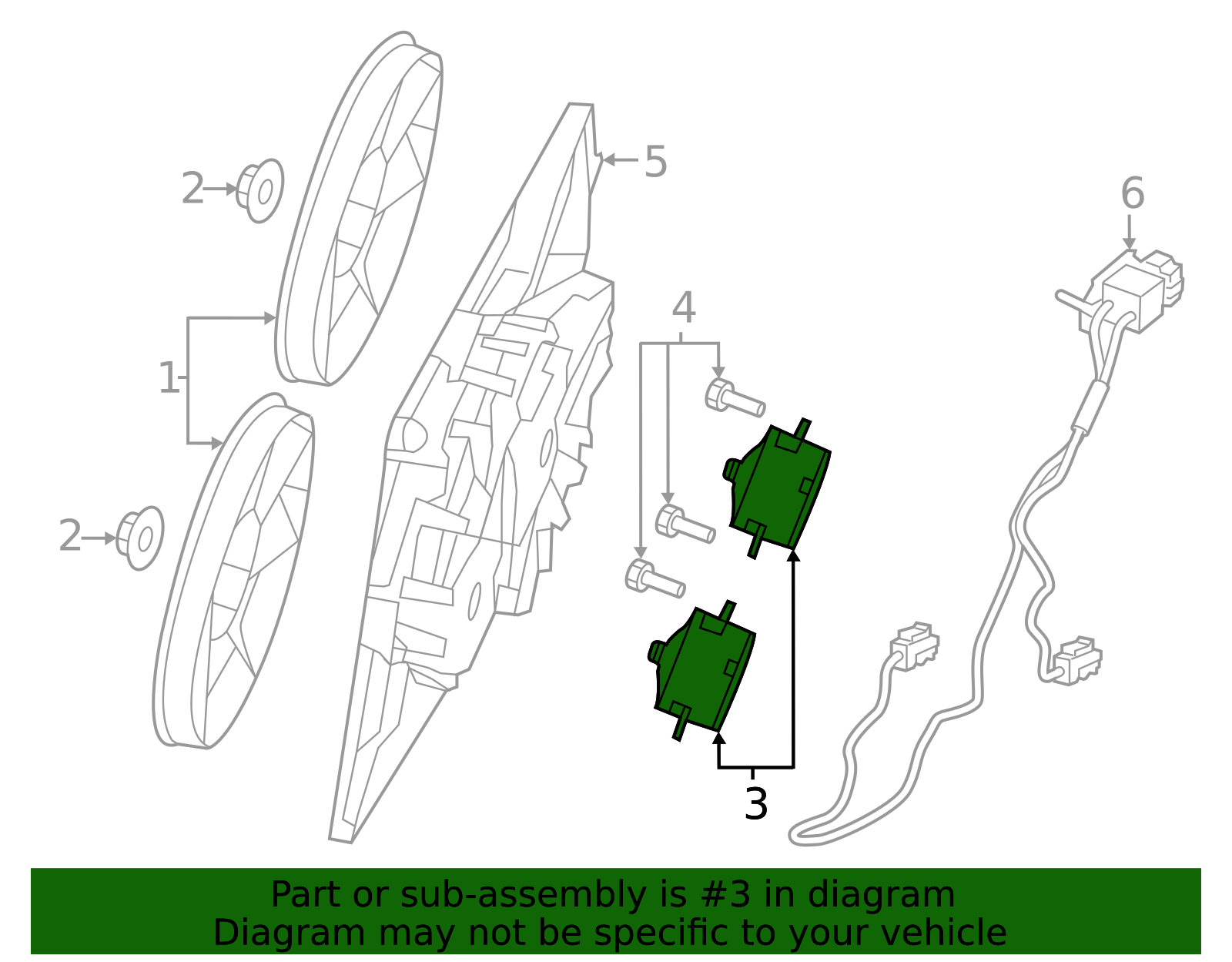 2005-2023 Mopar Fan Motor 05072330AB | Mopar Parts Canada
