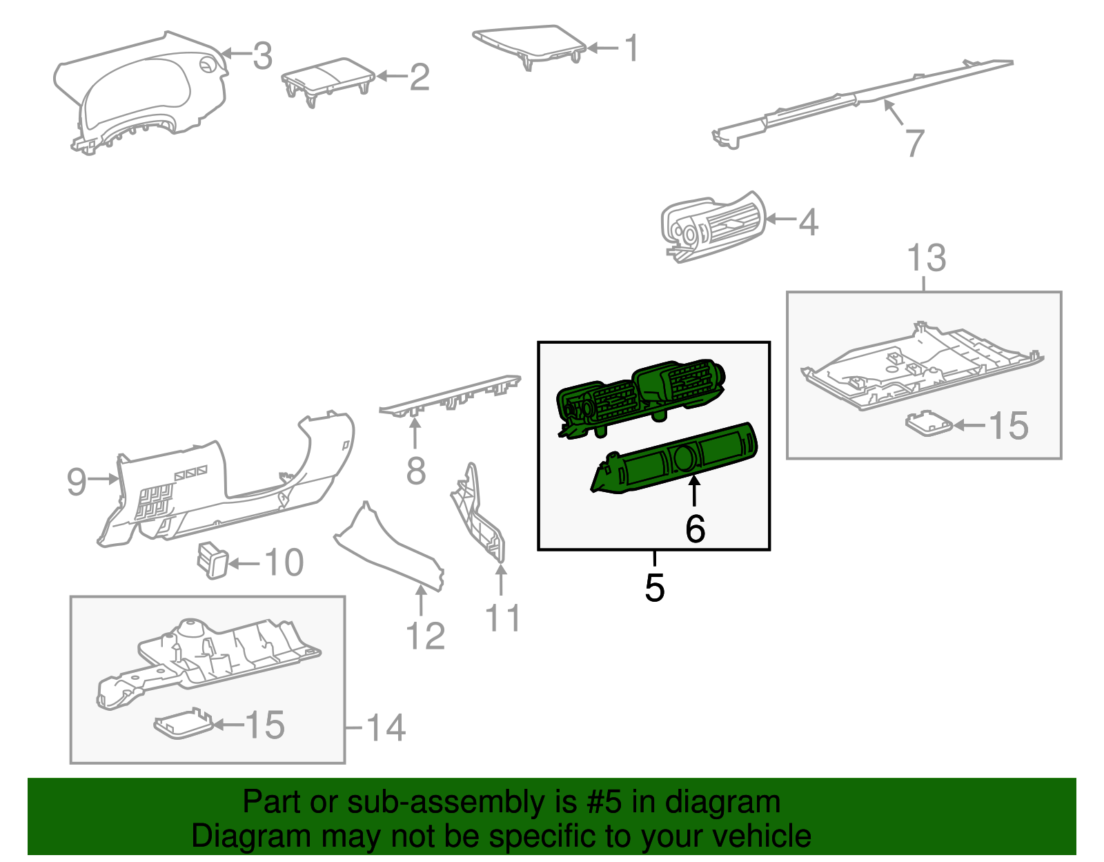 2017-2020 Lexus Center Grille 55670-53180-C0 | OEM Parts Online