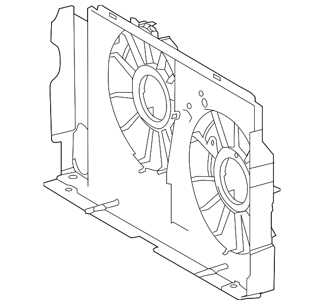 2013-2018 Toyota RAV4 Fan Shroud 16711-0V211 | Toyota Parts Center