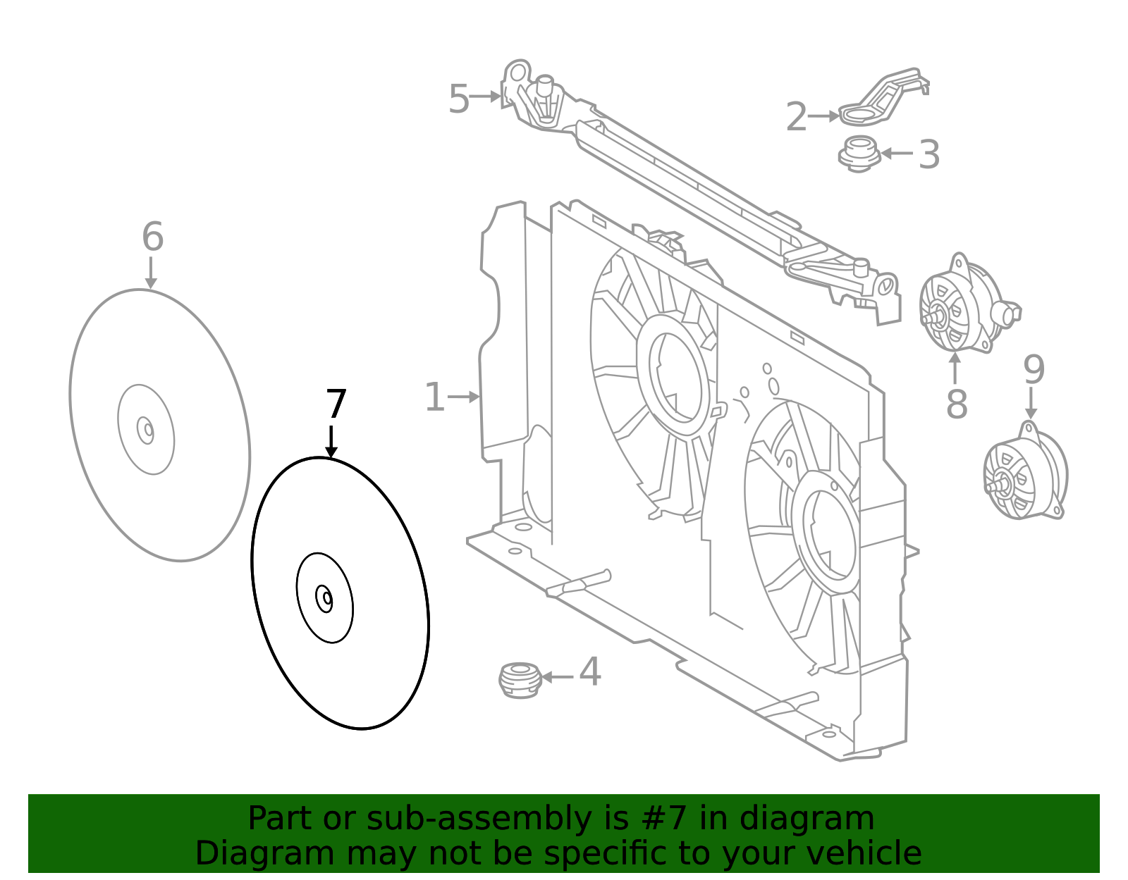 Genuine Official Toyota Fan Blade part# 16361-0V330 for 2013-2018 ...